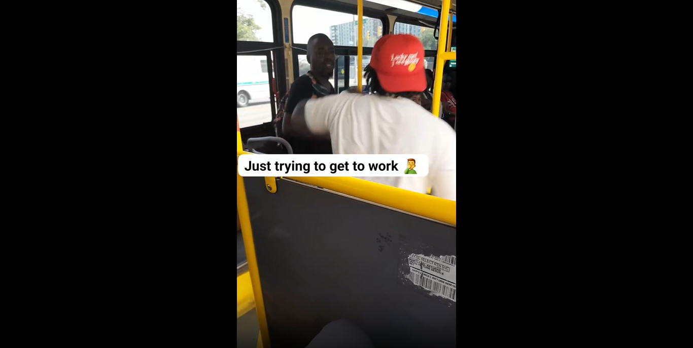 Dude Gets Jumped By Random Passengers On Bus After He Refuse To Get Off ...