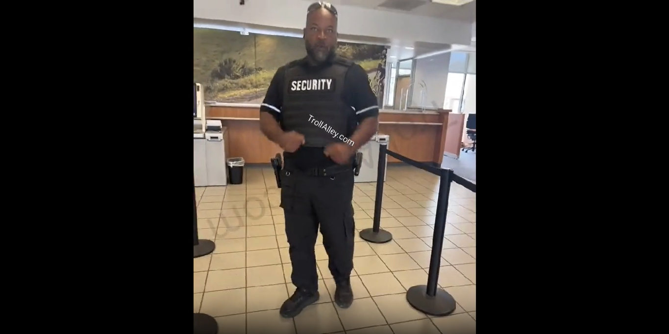Bro Thought He Was Tough And Then Took Off Running When This Security ...