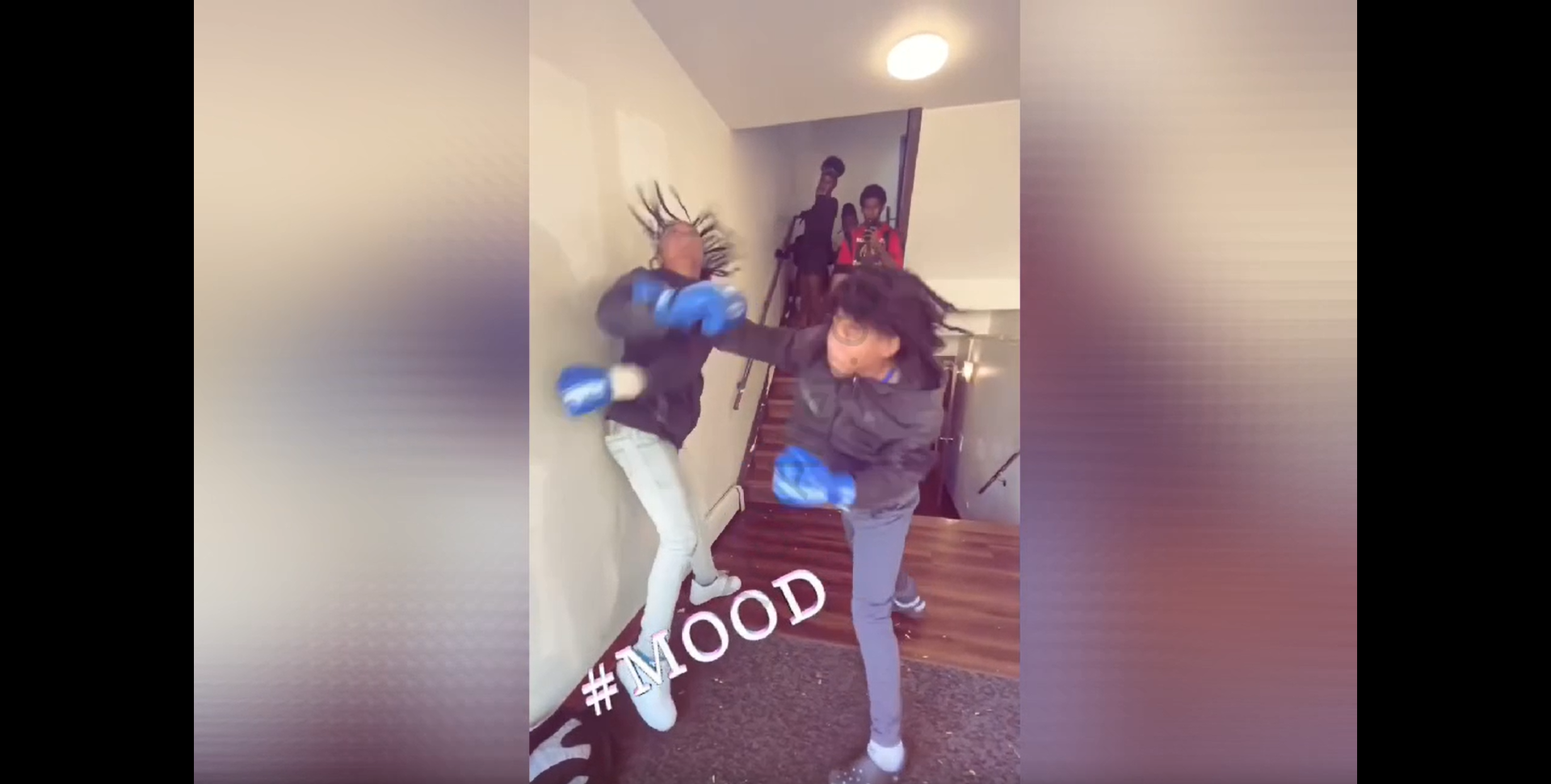 They Was Geeked At This Fade After The Homie Got Dropped In The Gloves ...