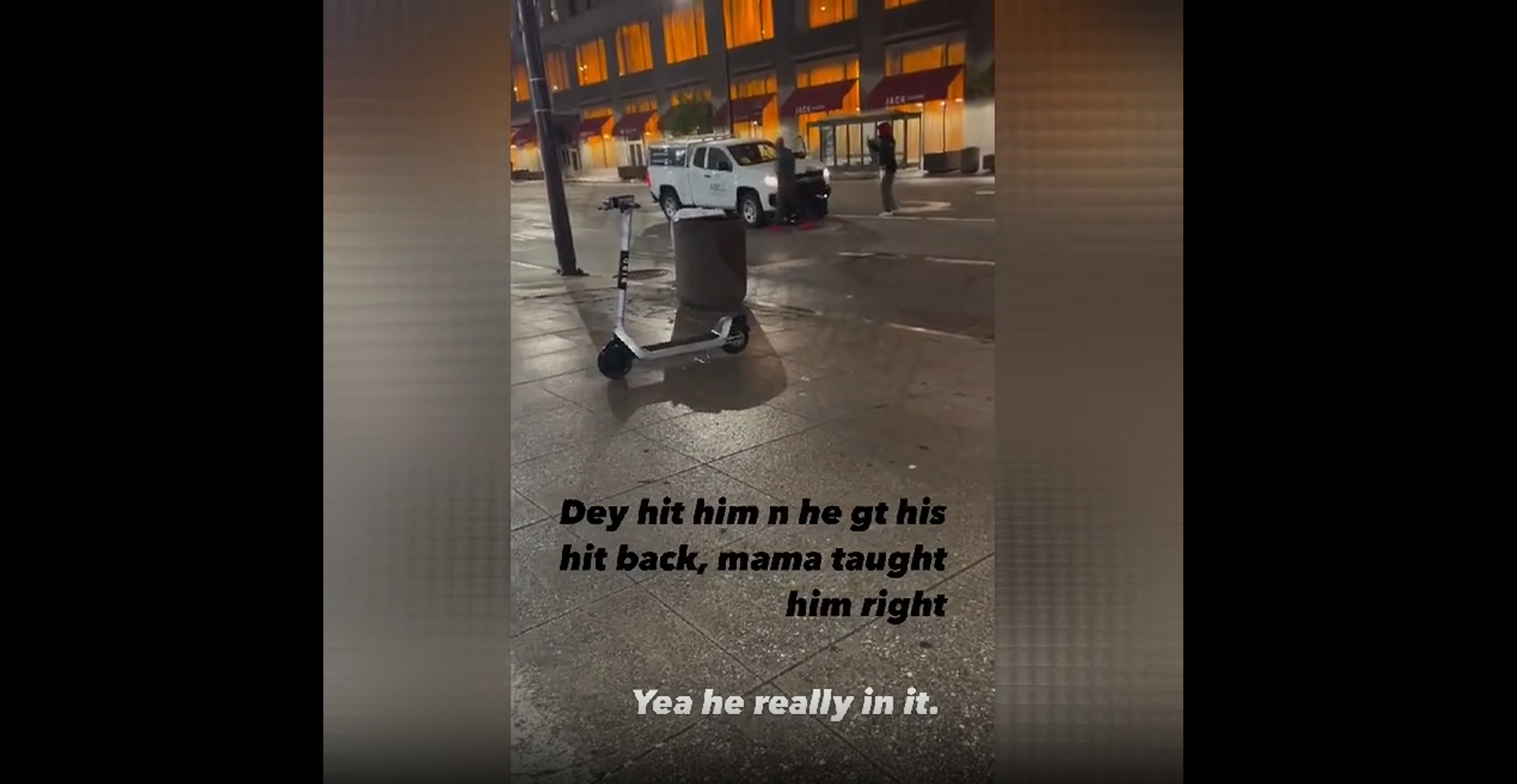 Dude Put The Driver And The Passenger To Sleep After They Hit His Car ...