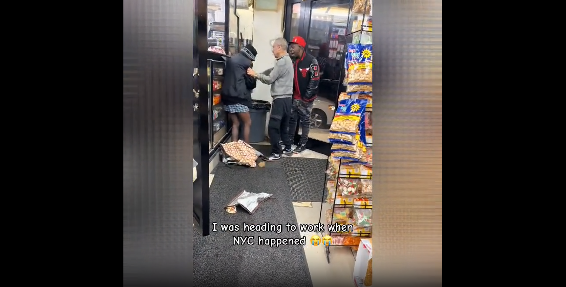 Homeless Man Takes A Beaten By Store Employees While Eating Stolen ...