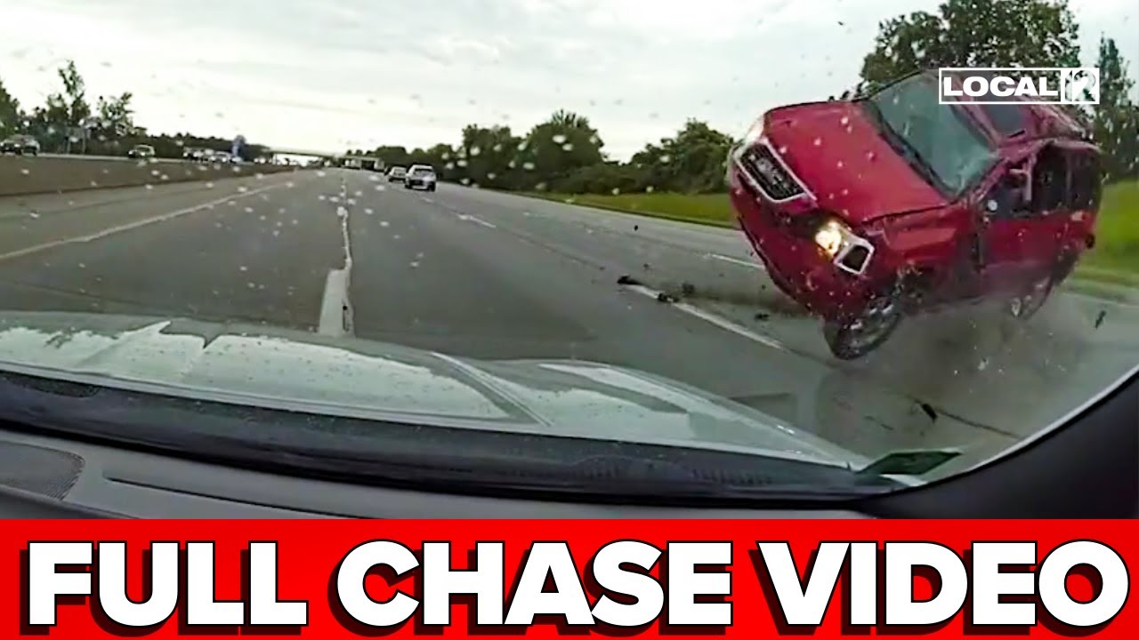 Caught On Video: Police Chase In Ohio Ends With Rollover Crash Arrest ...
